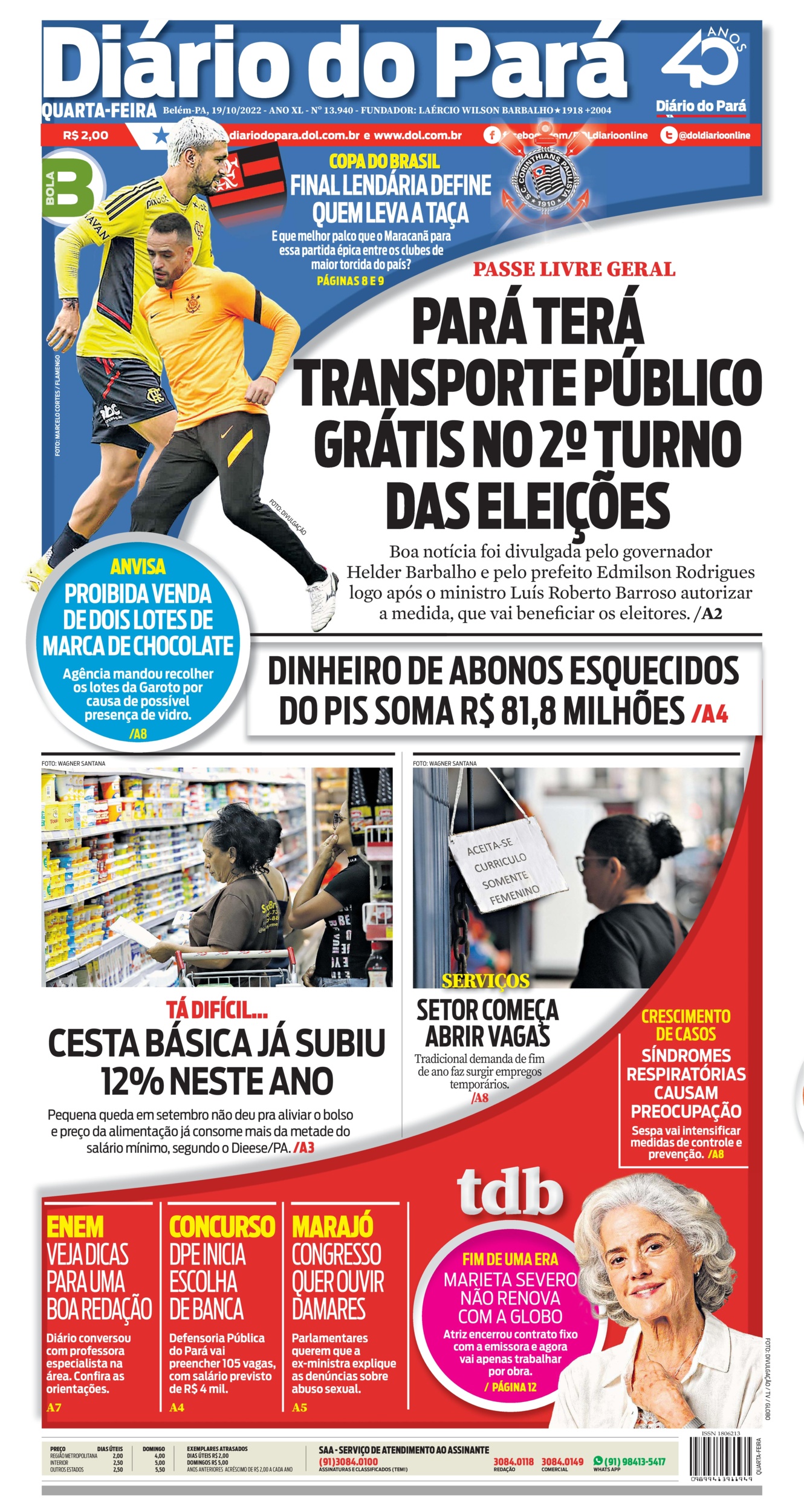 Edição do dia 19/10/2022 - Diário do Pará